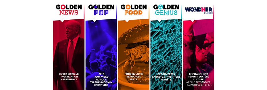 Golden Network lance 5 nouvelles marques média - Groupe M6